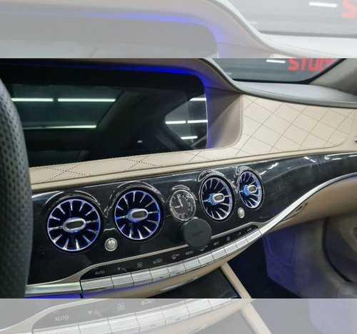 Динамики+ воздуховоды с подсветкой S-class W222