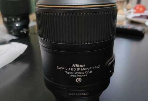 Объектив Объектив Nikon AF-S VR 105mm f/2.8G IF-ED