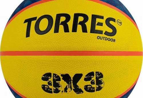 Мяч баскетбольный Torres 3х3 Outdoor резина, р.6
