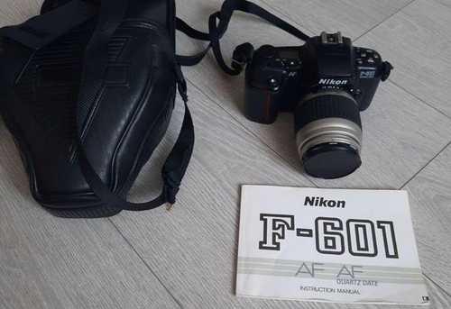 Зеркальный фотоаппарат nikon f601 + обьективы