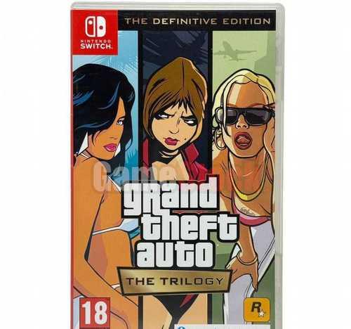 GTA The Trilogy: The Definitive Edition (Nintendo Switch, Русские субтитры, Б/У)