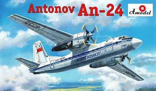 Модель самолета Ан-24 от Amodel