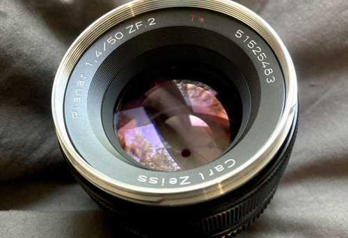 Объектив Carl Zeiss Planar 1.4/50 ZF.2 для Nikon