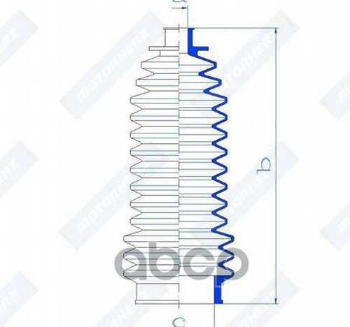 Пыльник рулевой рейки;rubber (11*150*44) nissan