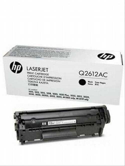 Оригинальный лазерный картридж HP Q2612AC 12A черн