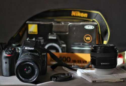 Зеркальный фотоаппарат nikon d 3400