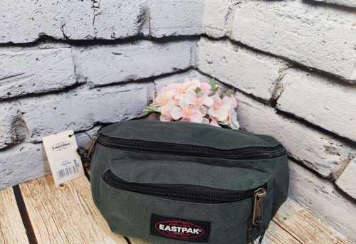 Сумка EastPak поясная серо-зеленая СПБ