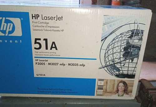 Картридж новый на HP Laserjet 51A
