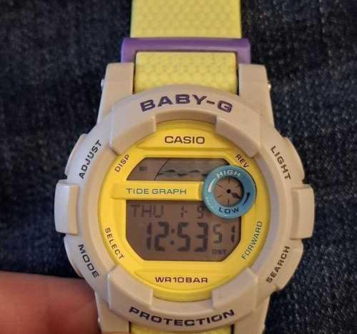 Часы casio G-shock Baby G (салатовый цвет)