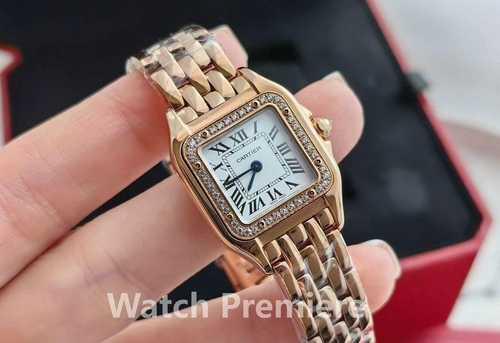 Часы Cartier panthere розовое золото 22 мм small