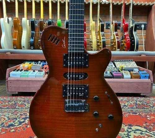 Электрогитара Godin xtSA Flame Light Burst w/case