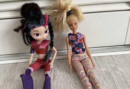 Кукла barbie и Варя сказочный патруль