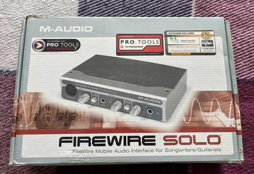 Звуковая карта m-audio firewire solo