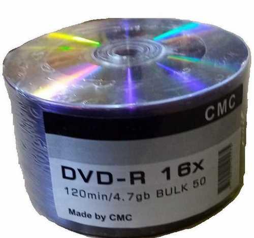 DVD-R диск 4.7 GB, CMC, 50 дисков