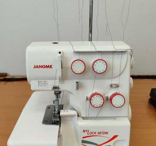 Оверлок janome Mi Luck 087DW