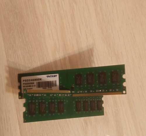 Оперативная память ddr2 2gb patriot