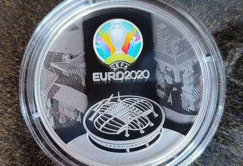 Монета Чемпионат Европы по футболу, 3руб, 2021г