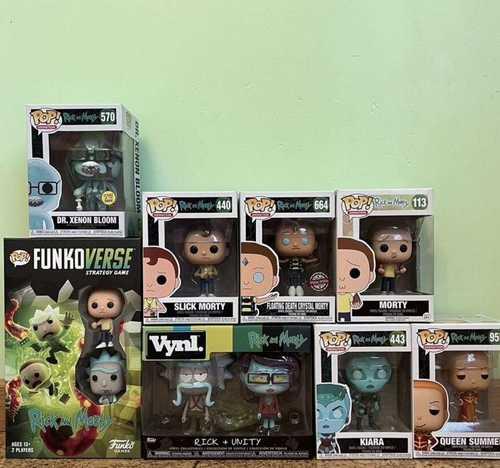 Funko pop Rick and Morty