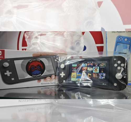 Новая Nintendo Switch Lite,Шитая,256гб.,гарант иг