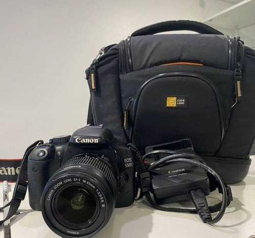 Зеркальный фотоаппарат Canon Eos 550D Kit