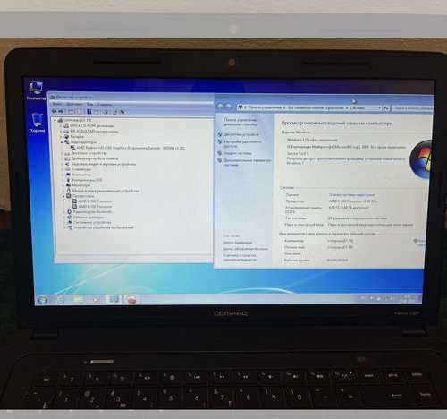 Ноутбук hp compaq presario CQ57