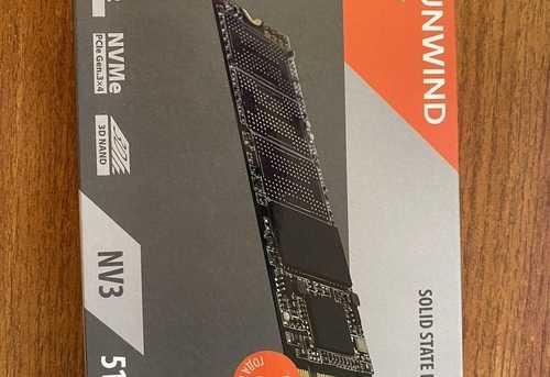 SSD m2 Sunwind NV3 512gb новый