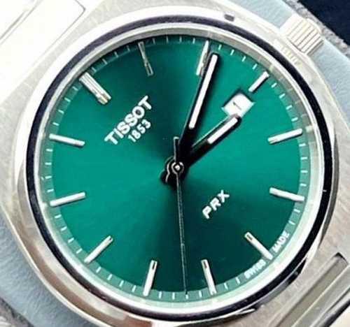 Часы Tissot Prx green steel