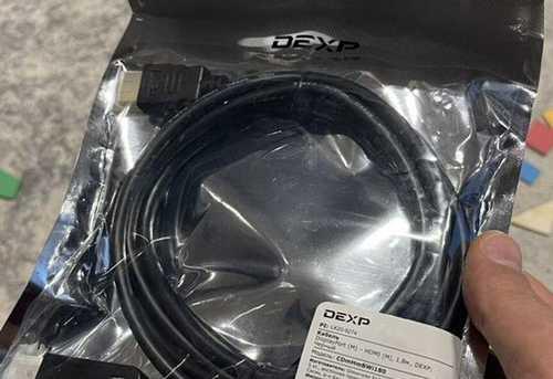 Кабель dexp DisplayPort - hdmi, 1.8 м