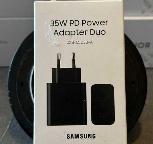 Зарядное устройство samsung type-c, usb 35w