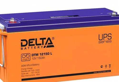 Аккумулятор Delta DTM 12150 L новый