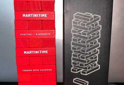 Настольная игра Дженга Jenga Martini мартини