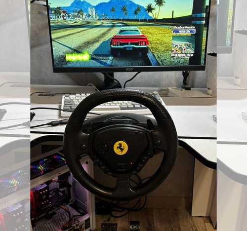 Игровой руль Thrustmaster Enzo Ferrari (pc/ps2)