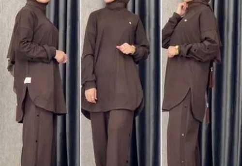 Мусульманская одежда брючные двойки платья