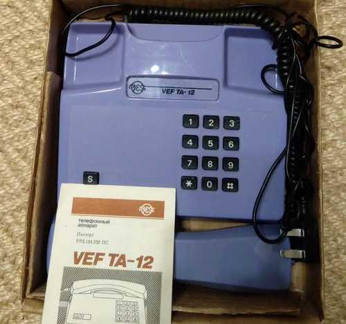 Телефон кнопочный СССР VEF TA-12