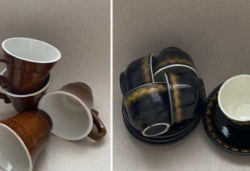 Кружки и чашки с блюдцами керамика