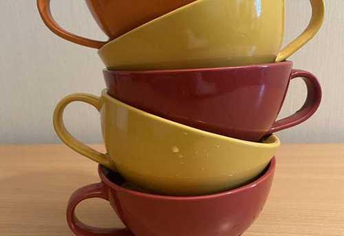 Посуда -чаши с ручкой керамика