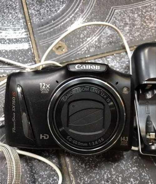 Canon powershot sx150 si с зарядным устройством
