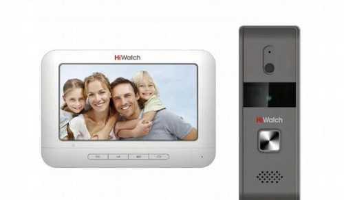 Комплект бюджетного видеодомофона HiWatch DS-D100k
