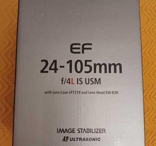 Продам новый объектив Canon EF 24-105 mm