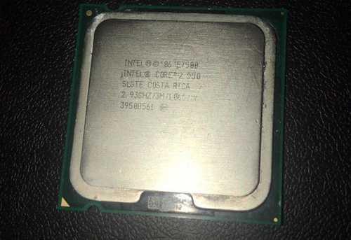 Процессор core 2 DUO e7500