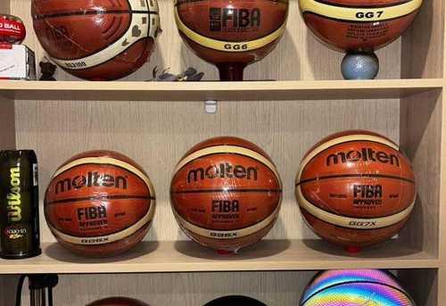Баскетбольные мячи Molten, Spalding (размер 5-7)