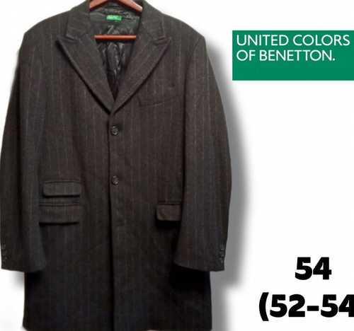 Шерстяное пальто Benetton