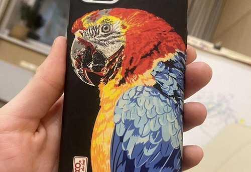 Чехол на iPhone 7 попугай