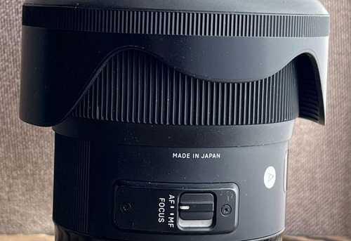 Sigma 24 mm 1.4 art Canon