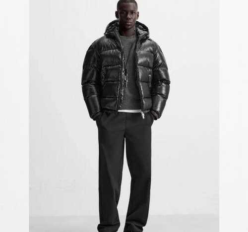 Пуховик от Zara x Moncler Премиум качество (Арт.52523)