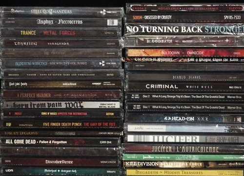 Metal на CD разных направлений