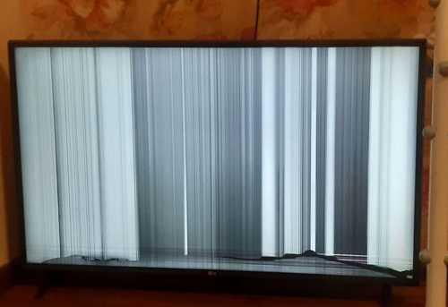 Телевизор LG 43UJ630V разбита матрица