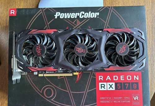 Видеокарта PowerColor Radeon RX 570 Red Devil