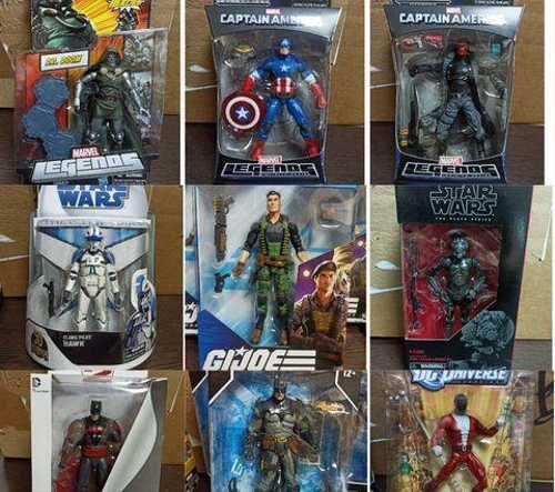 Marvel Legends Epic Heroes Dr. Doom, Red Skull, Ca