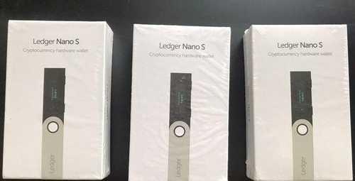 Ladger nano s, цена за 1, в наличии 3 э, оригинал